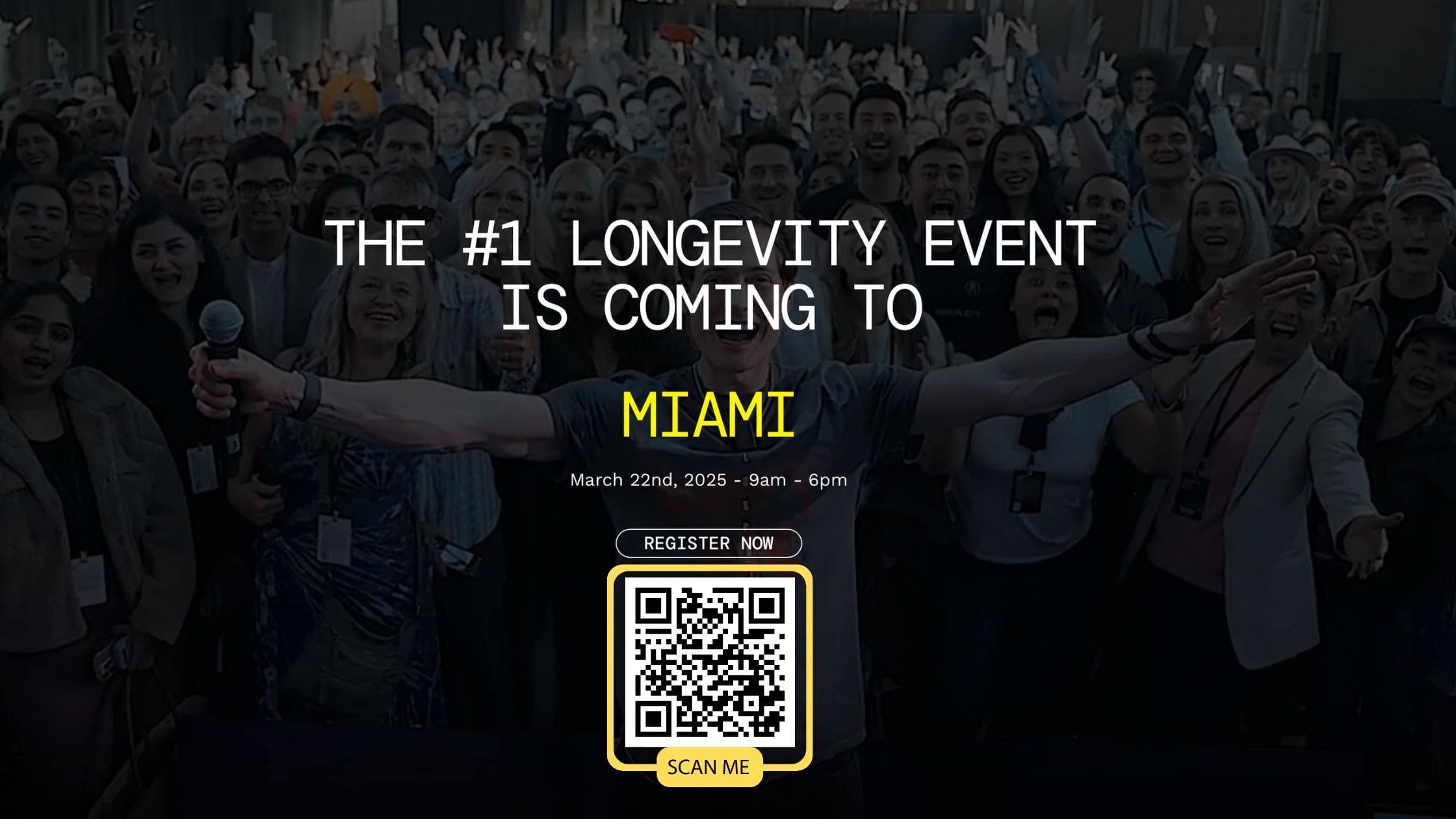 Don’t Die Summit Miami: Longevity, Reverse Aging, and Wellness