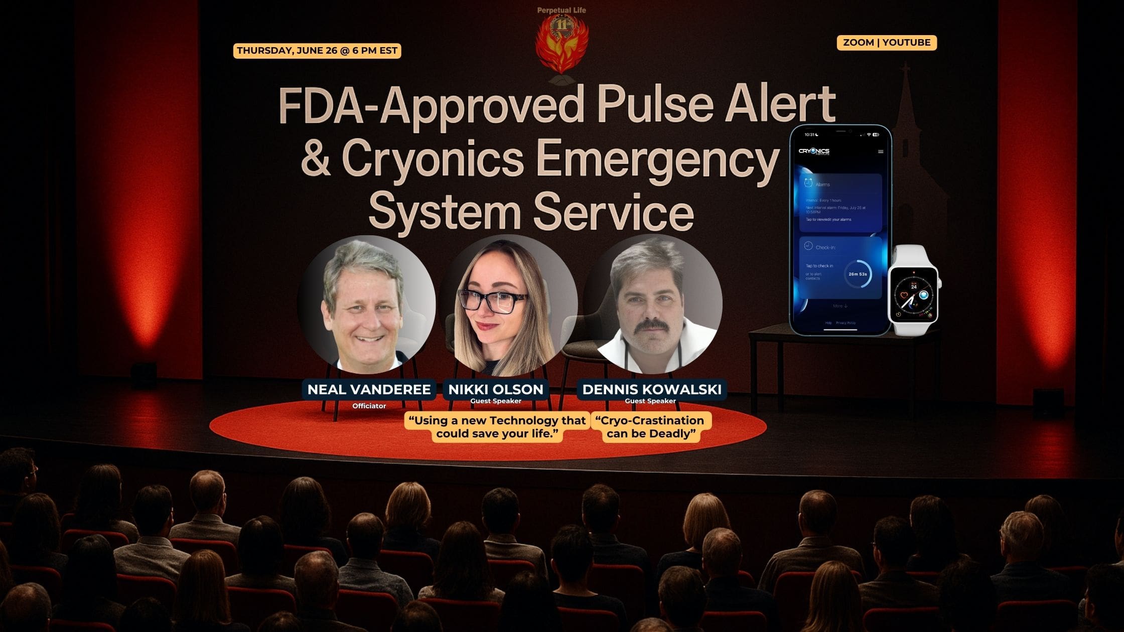 FDA-Approved Pulse Alert & Cryonics Emergency System Service